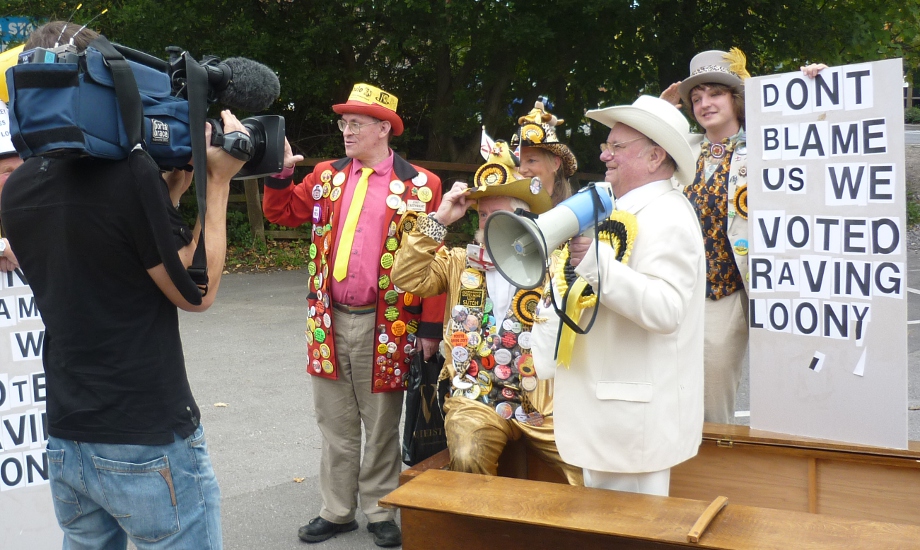 Some Images from the Conference – The Official Monster Raving Loony Party