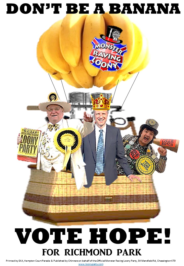 Loony Campaign Poster – The Official Monster Raving Loony Party