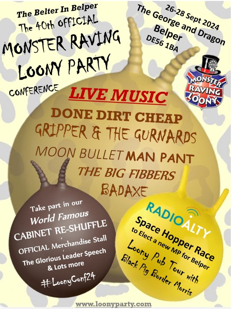 The Official Monster Raving Loony Party – Vote For Insanity